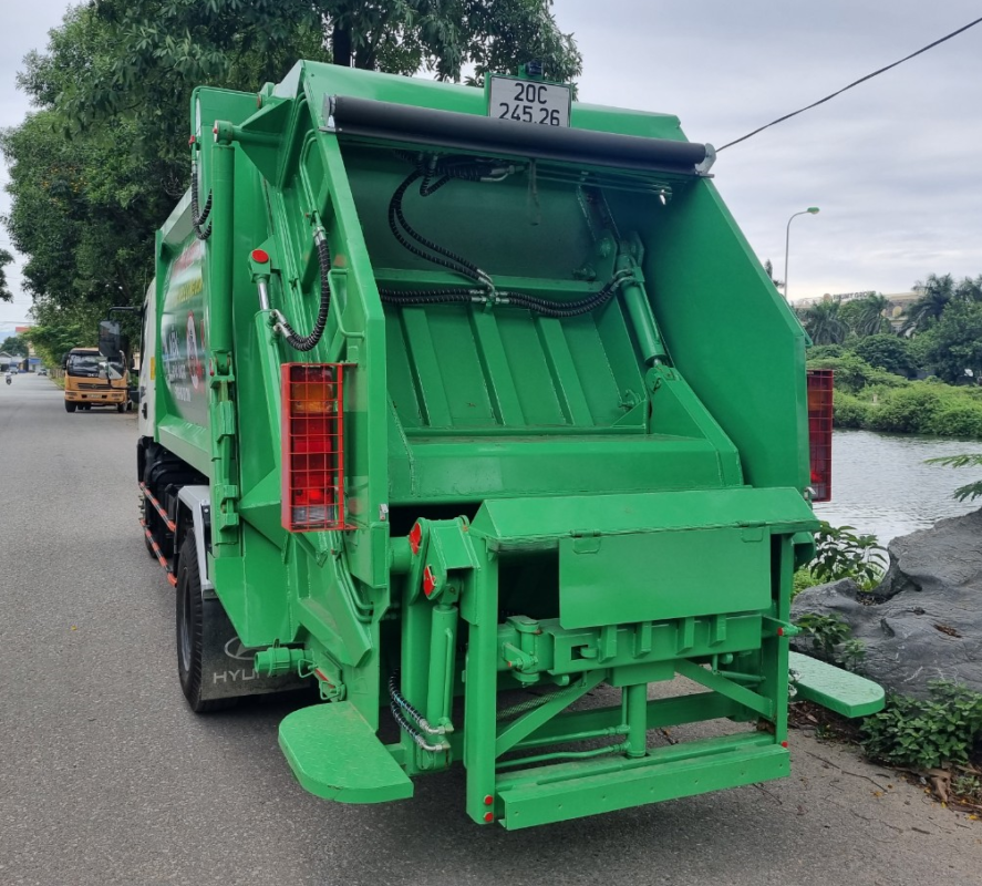 Xe cuốn ép rác Hyundai Ex8 - 11 khối - CÔNG TY CP SẢN XUẤT XE CHUYÊN ...